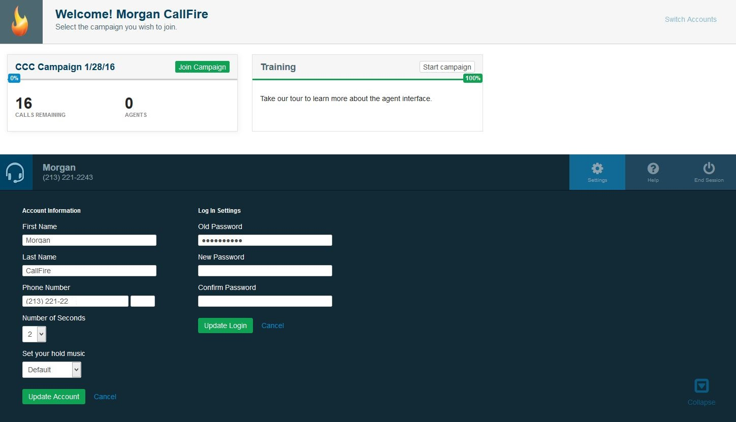 Cloud Call Center: The Agent Portal