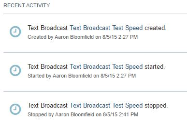 Text Broadcast Overview